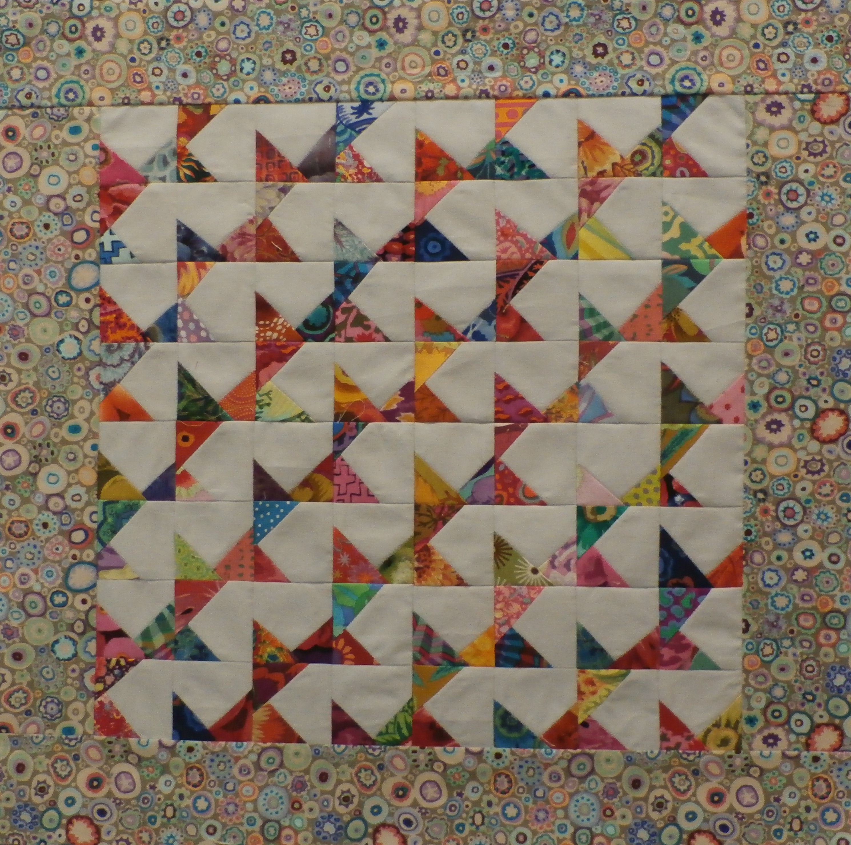 36 – Scrappy Triangle Play – Quilty Friends Retreats